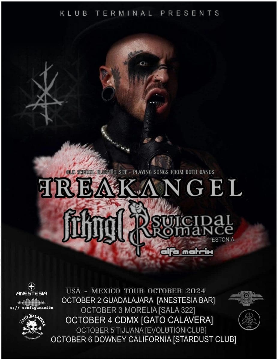 Freakangel announces USA - Mexico tour for October