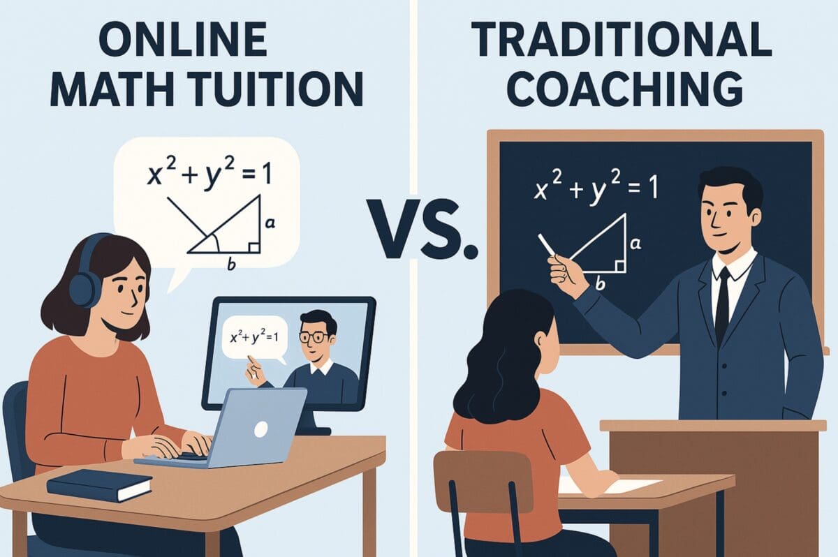 Online Math Tuition vs. Traditional Coaching: Which One is Right for You?
