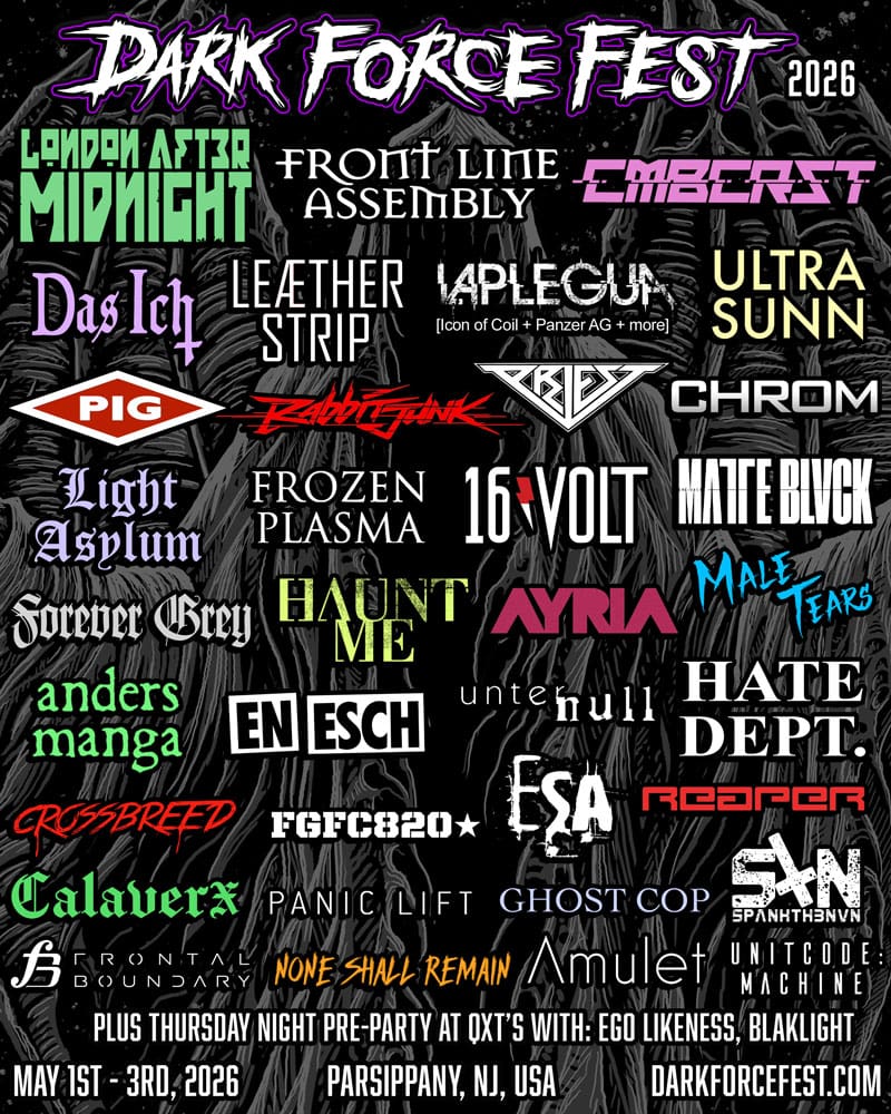 VampireFreaks confirms Dark Force Fest 2026 lineup