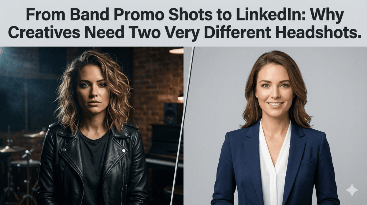 From Band Promo Shots to LinkedIn: Why Creatives Need Two Very ...