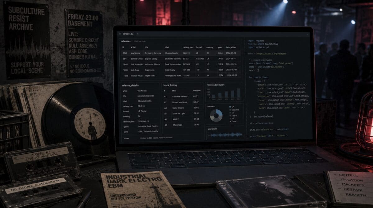 Scraping Underground Music Release Data Without Getting Blocked: A ...